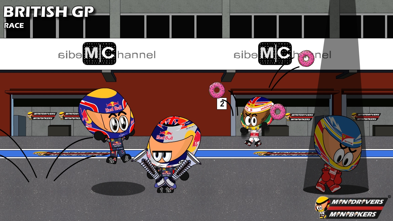 F1 – British GP – Race – MiniDrivers & MiniBikers – THE MOTORSPORT SERIES