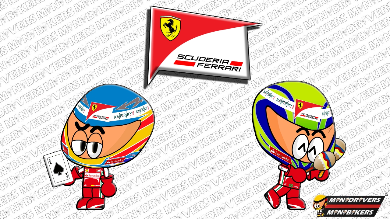 F1 – 2013 Scuderia Ferrari drivers – MiniDrivers & MiniBikers – THE ...