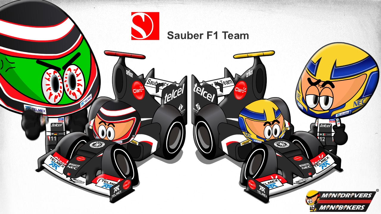 F1 – 2013 Sauber F1 Team – MiniDrivers & MiniBikers – THE MOTORSPORT SERIES