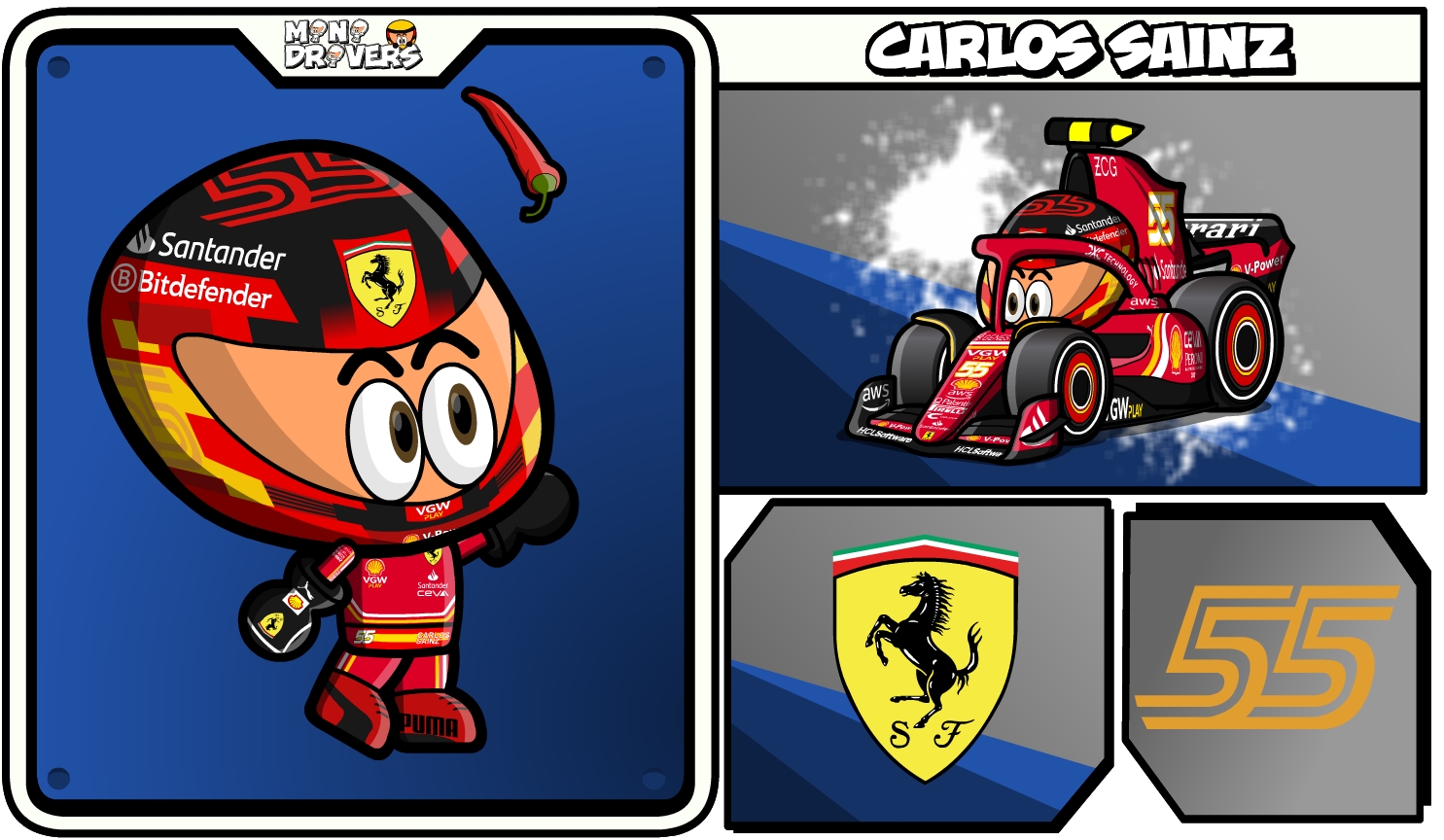 MiniDrivers – Characters – MiniDrivers & MiniBikers – THE MOTORSPORT SERIES