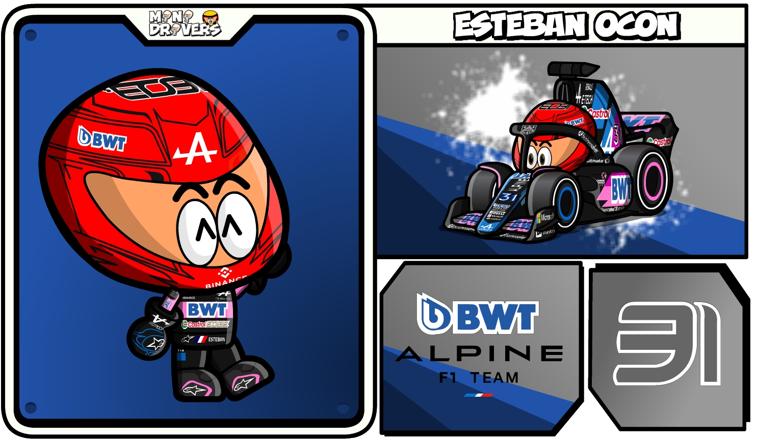 MiniDrivers – Characters – MiniDrivers & MiniBikers – THE MOTORSPORT SERIES