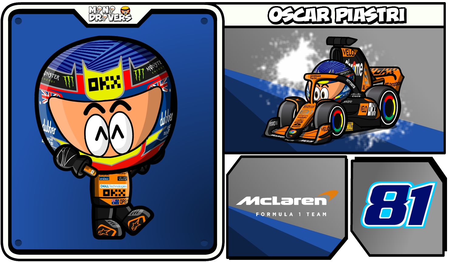 MiniDrivers – Characters – MiniDrivers & MiniBikers – THE MOTORSPORT SERIES
